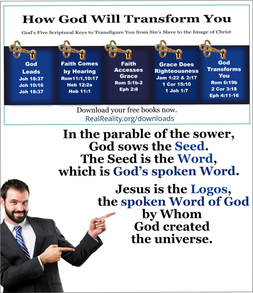 The Seed is the Word, which is God’s spoken Word. Jesus is the Logos ...